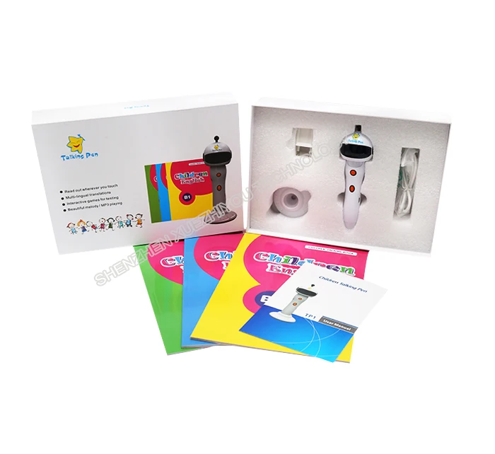 Lithium Battery Speaking Pen For Blind English Reading Pen With 4 Gb ...