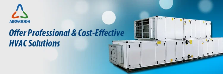 Fresh Air Handling Unit with DX Cooling Coil 10ton for Factory