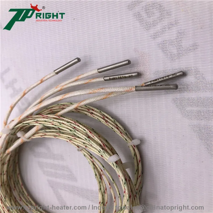 3*17mm With Fiberglass Wire Sensor Probe Pt100 - Buy Pt100 Sensor pt100 3wire Pt100 Product on ...