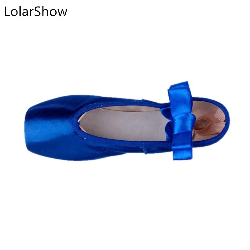Royal Blue Pointe Shoes