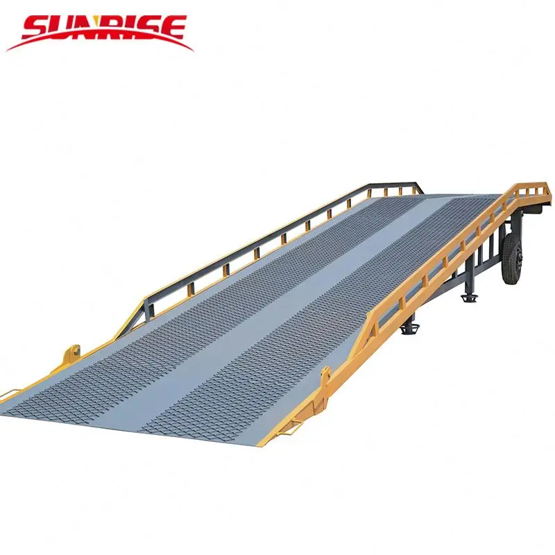 10 Ton Loading Dock Ramps Mobile Loading Yard Ramp Container Load Ramp ...