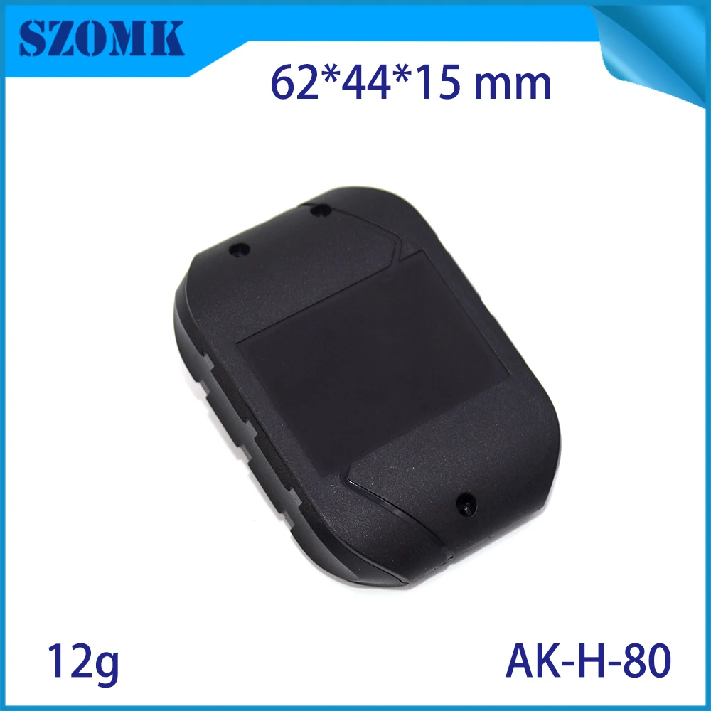 Small Fashion Black GPS Tracker Box - Customizable Enclosure