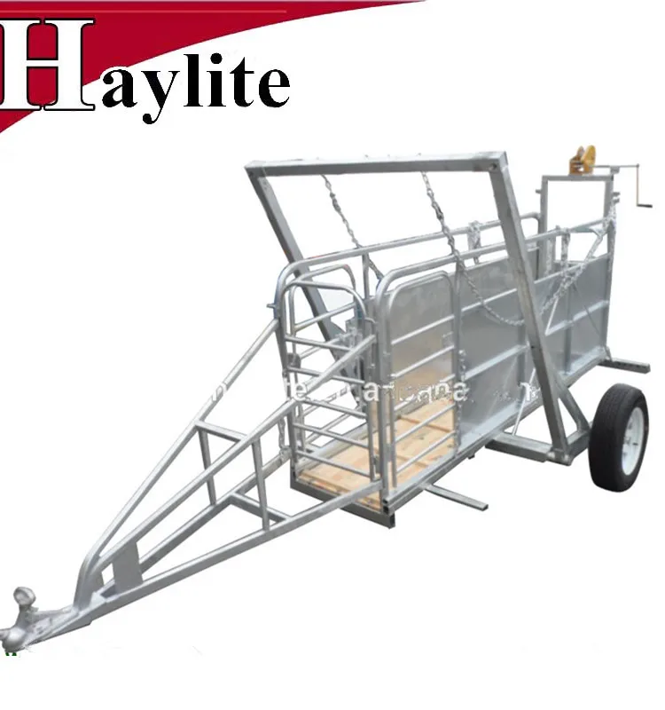 Portable Sheep Goat Yard Panel Trailer For Livestock Farm Use With ...