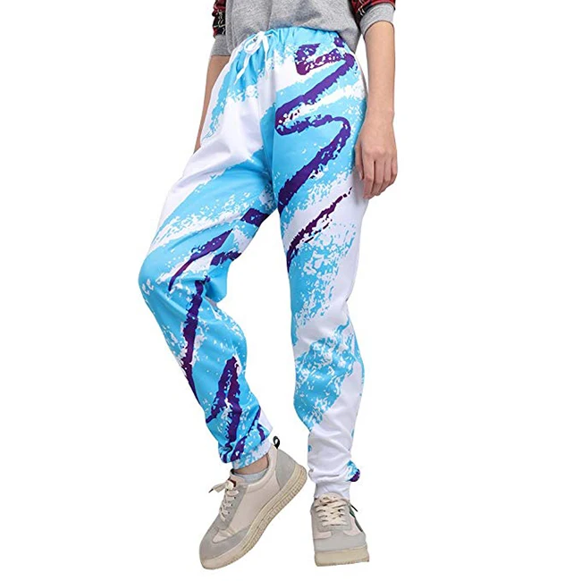 Men's Sublimation printing High quality jogging pants 100% polyester ...
