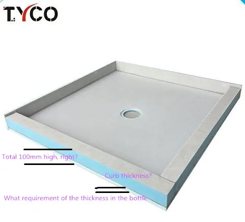 Customize Solid Surface XPS Shower Tray - Durable & Stylish