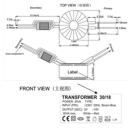 Step Down Electrical Toroidal Audio Amplifiers Pure Sine Wave Inverter ...