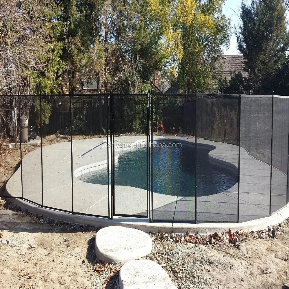 Black Aluminium Rod Child Barrier Safety Swimming Pool Fence - Buy ...