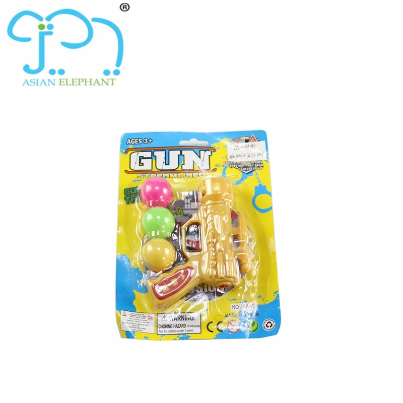 Foam Soft Ball Gun For 2024 Toy Ping Pong Rubber Plastic Ball Shooting ...