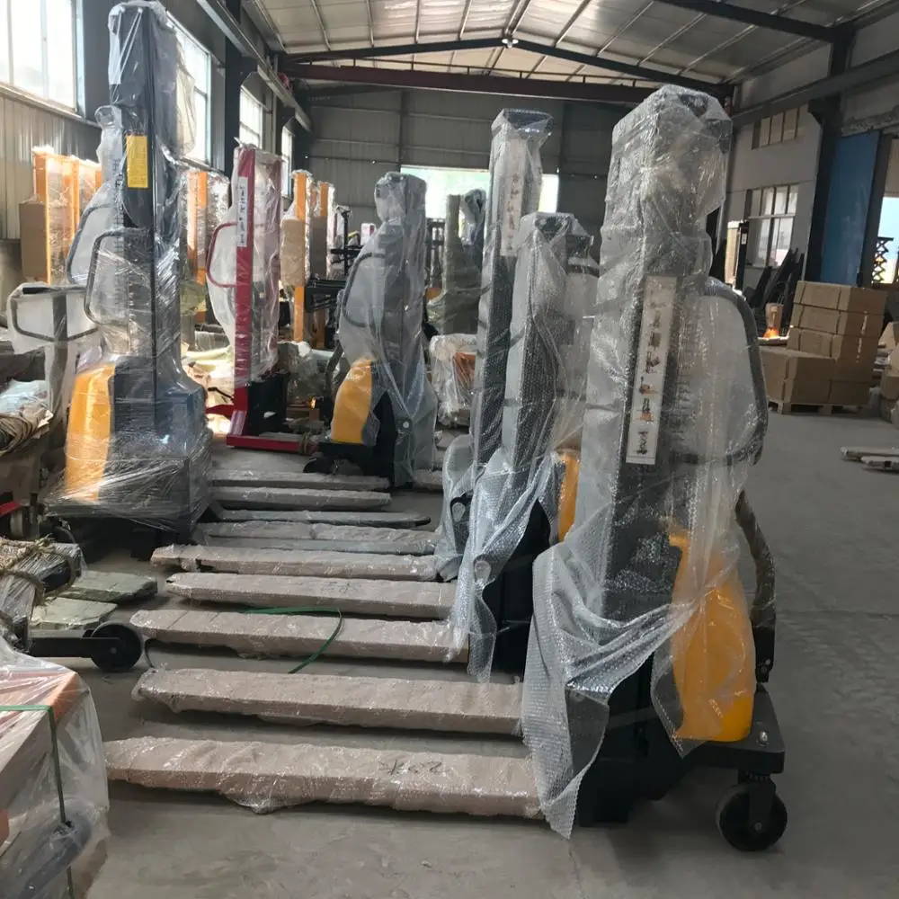 Forklift Trolley Pallet Hand Electric Fork Stacker Full Electric ...