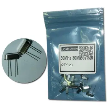 100pcs/set Crystal Oscillator 30.000mhz 2 Pin Crystal Hc-49s Smd ...