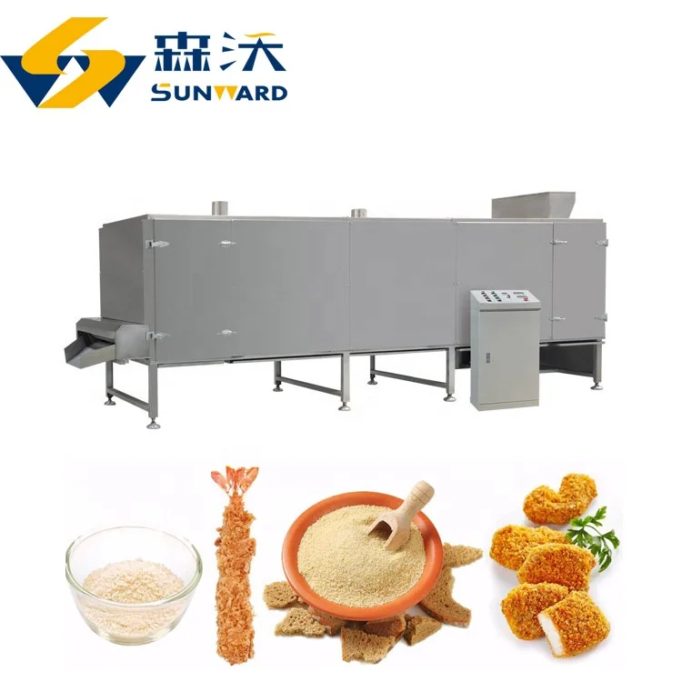 250kg/h Breadcrumbs Making Machine Onion Ring Fried Chicken Shrimp ...