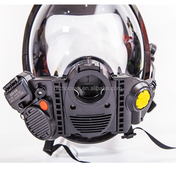 Full Face Chemical Communication Gas Mask - Fire Fighting