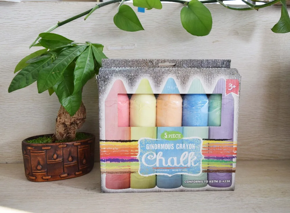 Hot Sales Customized Kids Super Big Jumbo Sidewalk Crayon Chalk