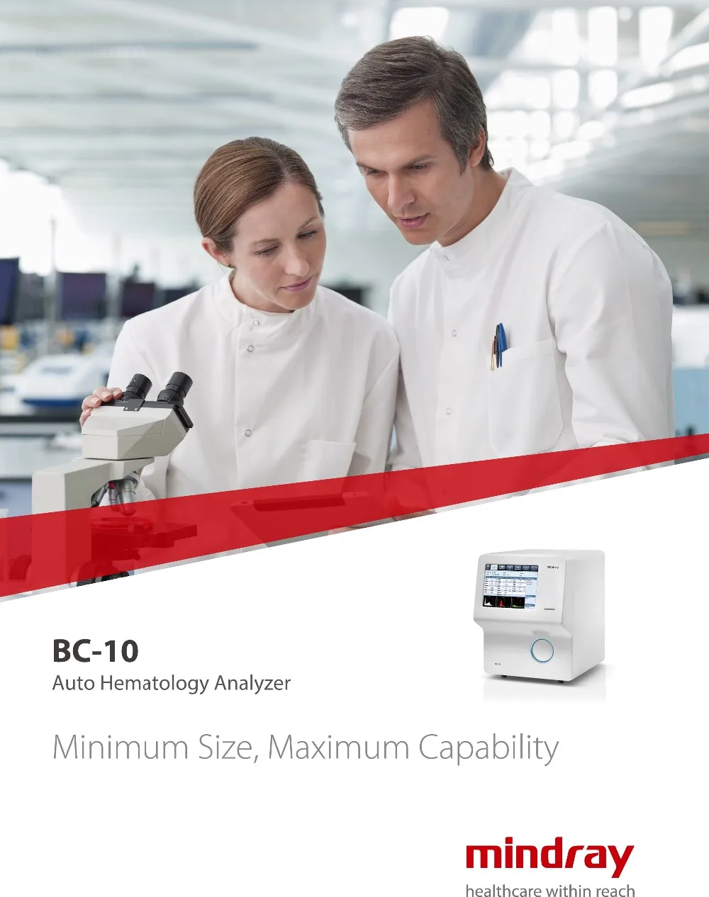 Mindray BC-10 CBC Machine - 3-Part Hematology Analyzer, Automated Blood ...