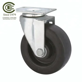 Cce Caster Heavy Duty 6 X 2 Inch Solid Hard Rubber Cart Wheels Casters ...