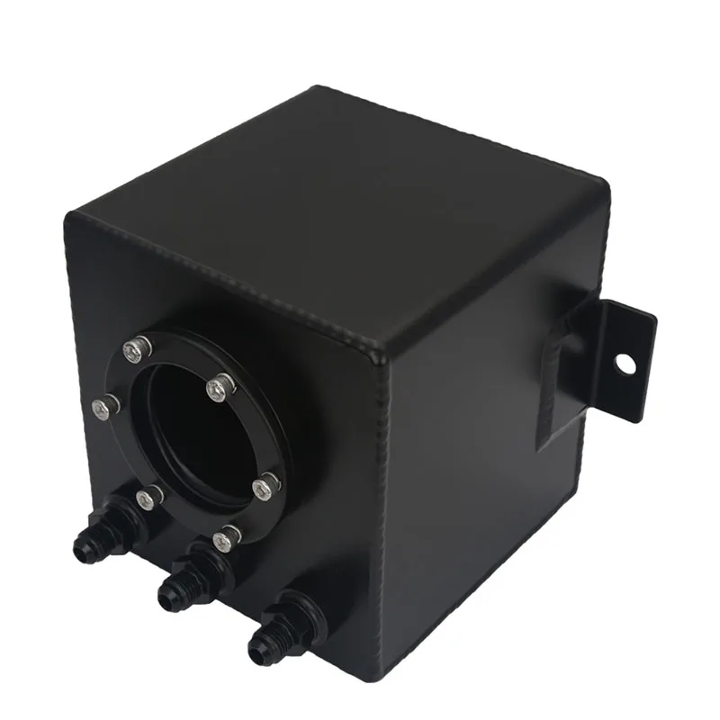 Universal 2L Aluminum Billet Fuel Surge Tank for 044 Fuel Pump