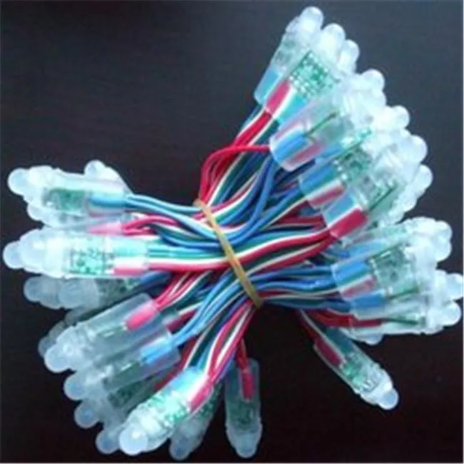 8mm 12mm Addressable Matrix Bullet Pixel Ws2811 Rgb Led String Point ...