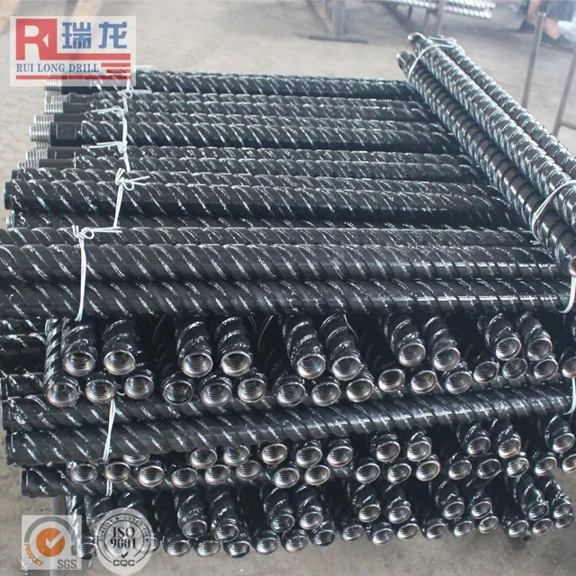 Borehole Drilling Machine Cfa Auger Drill Rod For Geological Drilling ...
