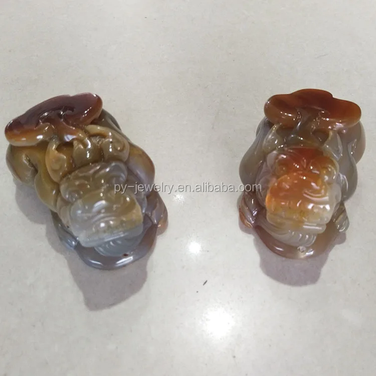 Stone Hand Carved Crafts Pixiu Chinese Home Decoration Religious ...