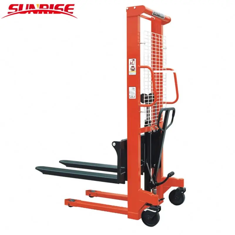 1 Ton Truk Jack Tumpuk Palet Forklift Tangan Manual