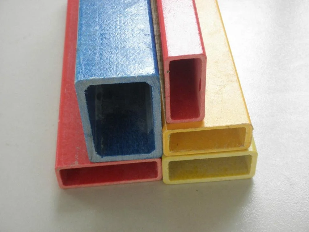Hollow Structural Frp Rectangular Tube Profile Fiberglass Rectangular ...
