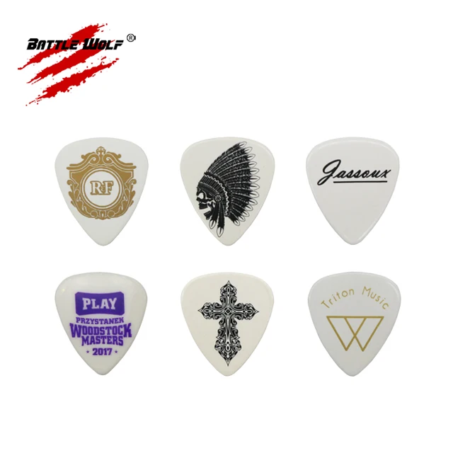Custom Design Guitar Picks - Durable Celluloid Options