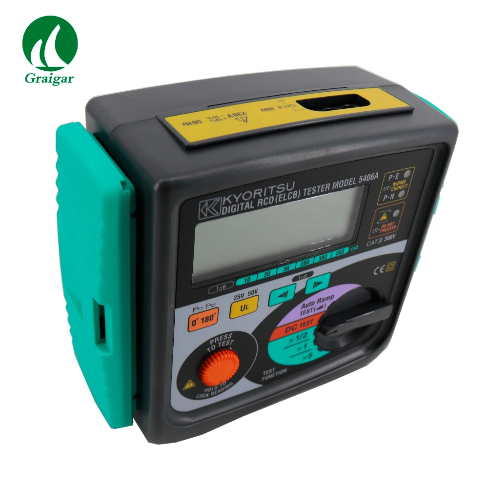 Kyoritsu 5406A Digital RCD (Elcb) Penguji Kustom, 40% OFF