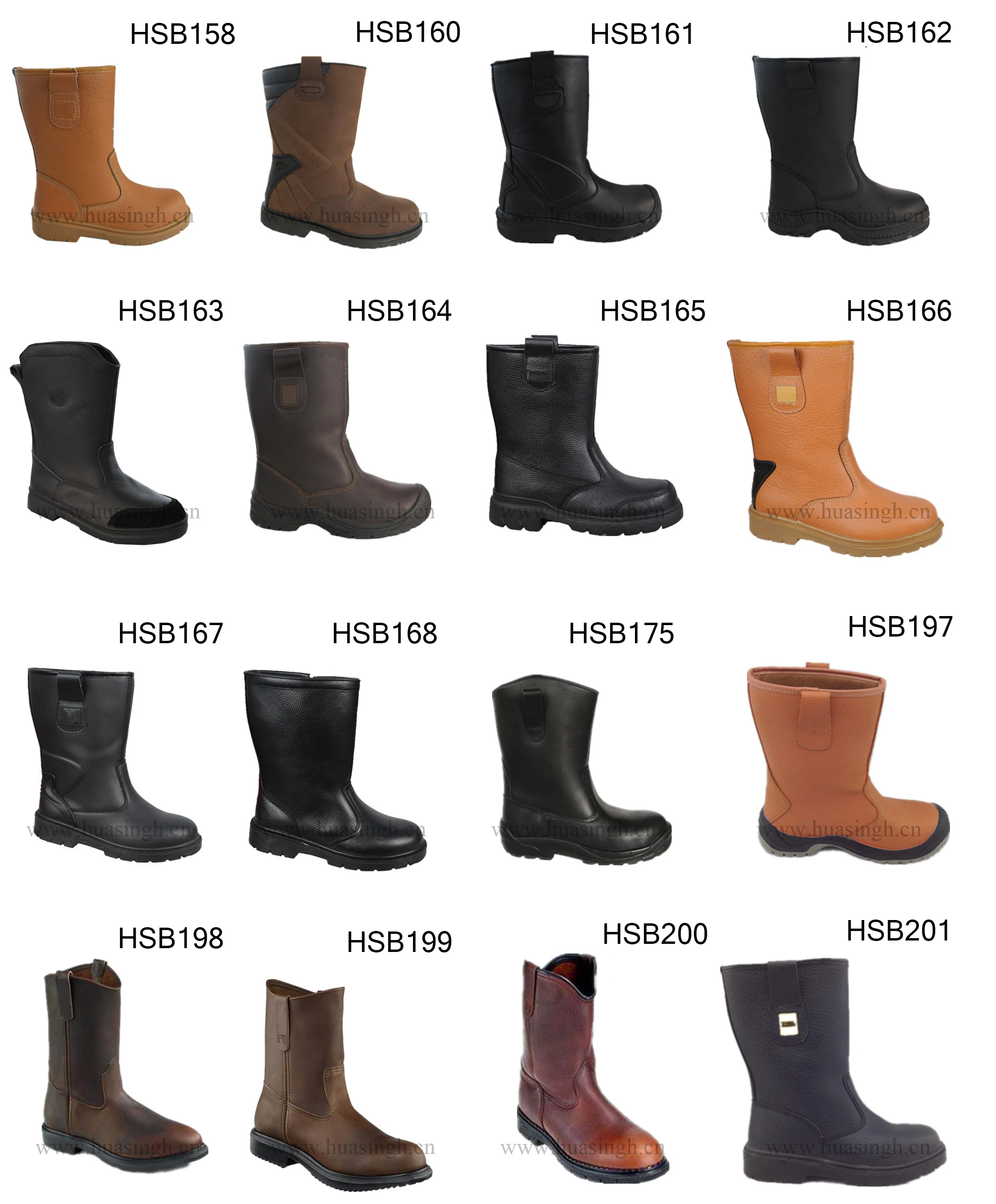 Lxg,Heavy Industry Night Reflective Strip Design Safety Boots 6 Inch ...