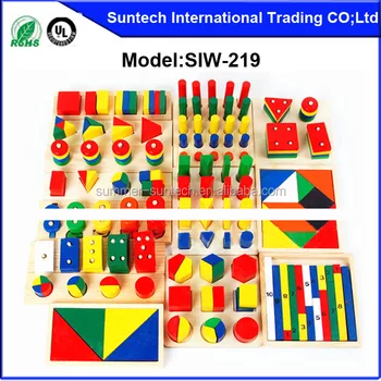 Montessori Teaching Aids Educational 14pcs Sets Wooden Toys - Buy ...