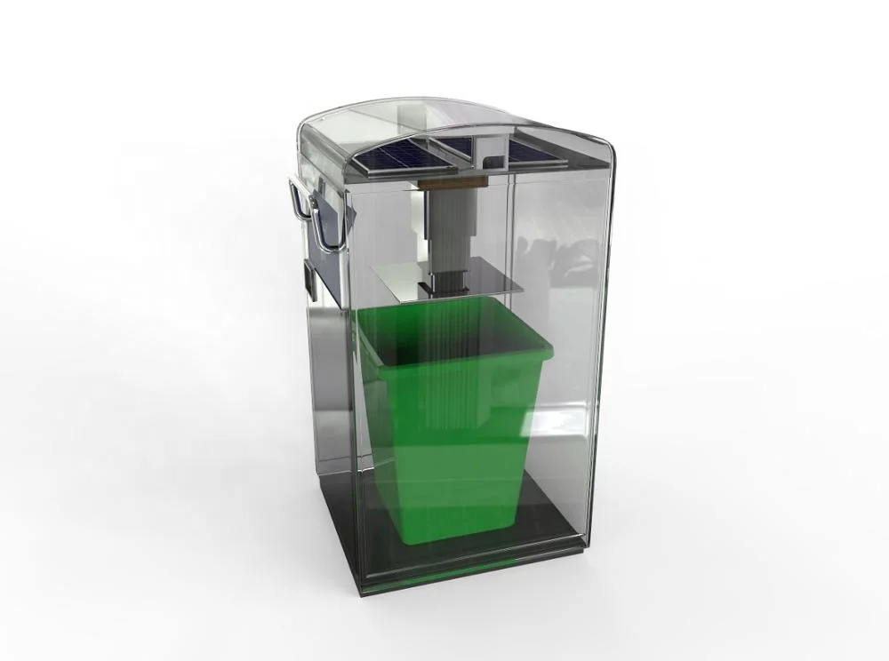 Alibaba.com: Solar Powered Intelligent Smart Trash Compactor Street ...