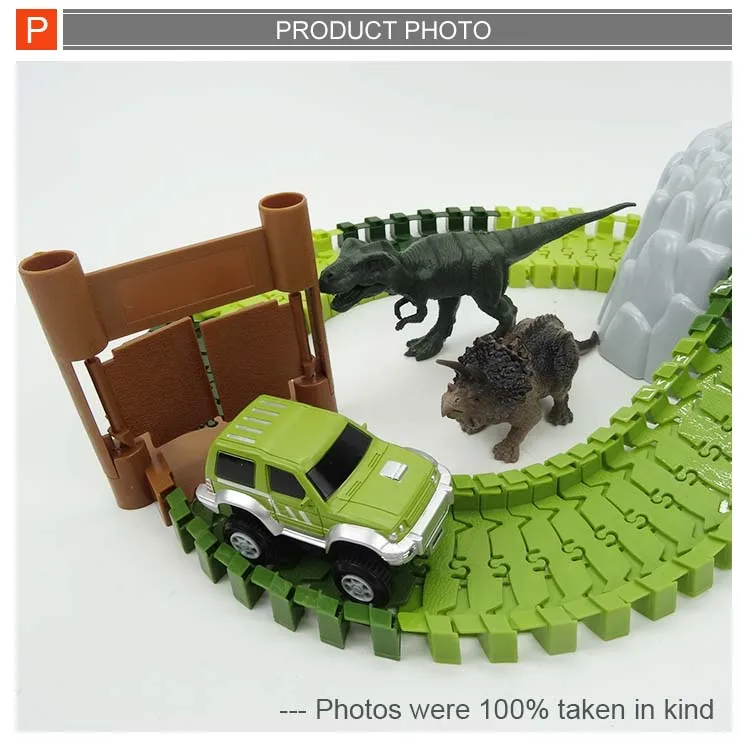 EPT Puzzle Train Track Toy - Build Your Dinosaur World