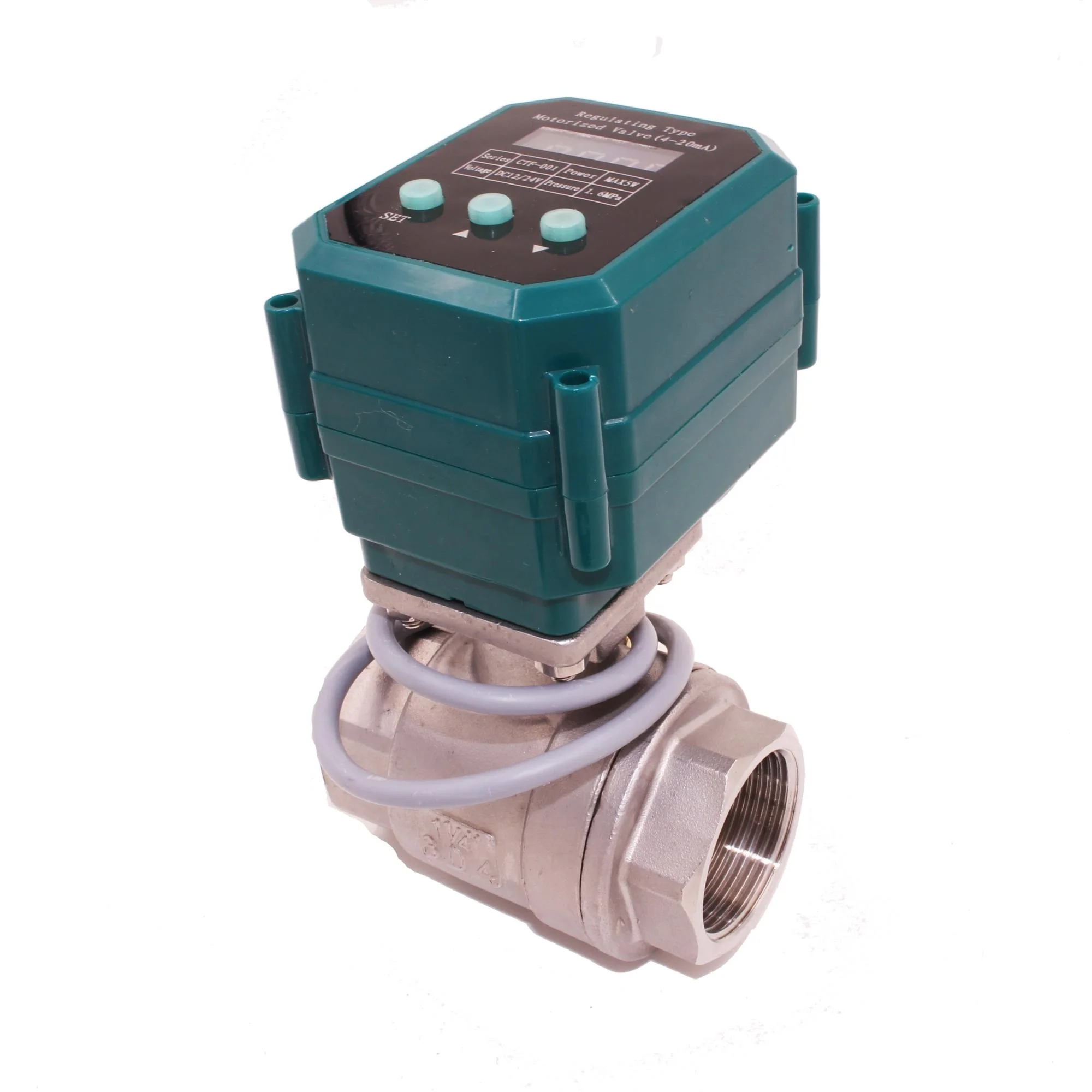 Alibaba.com: 4-20mA electric proportional flow control valve DN15 DN20 ...