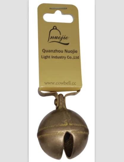 Dia 33mm Antique Brass Hunting Dog Bells With Collar Order to Send ...