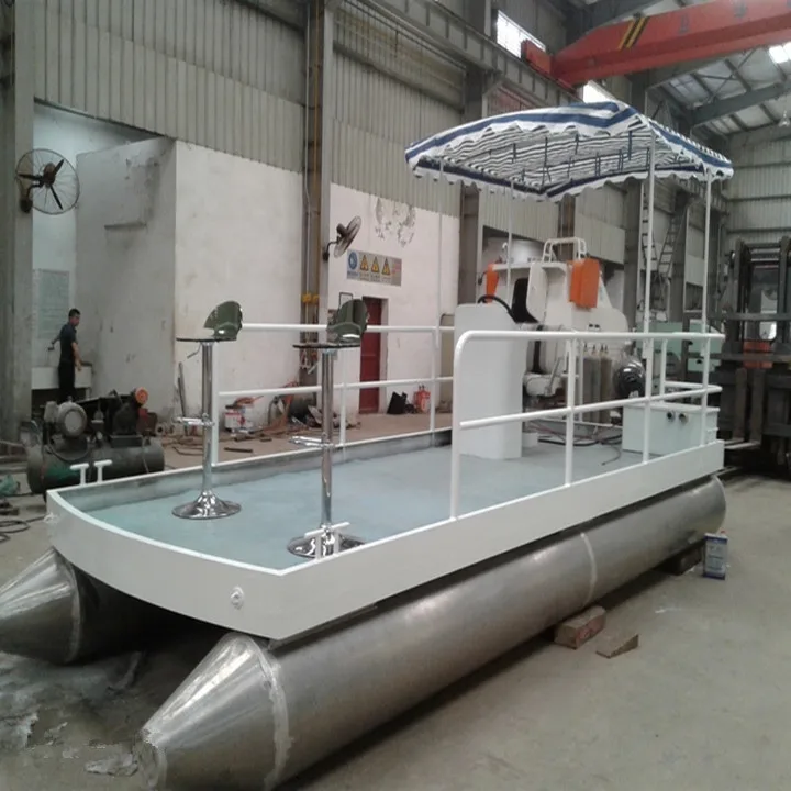 Heavy duty pontoon boat with hardtop aluminum manufacturers price ...