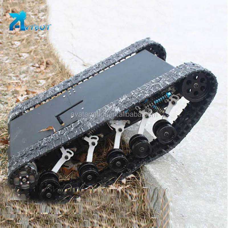 All Terrain Vehicle Tracked off Road Vehicle Mini Robot Tank Chassis AVT-6T
