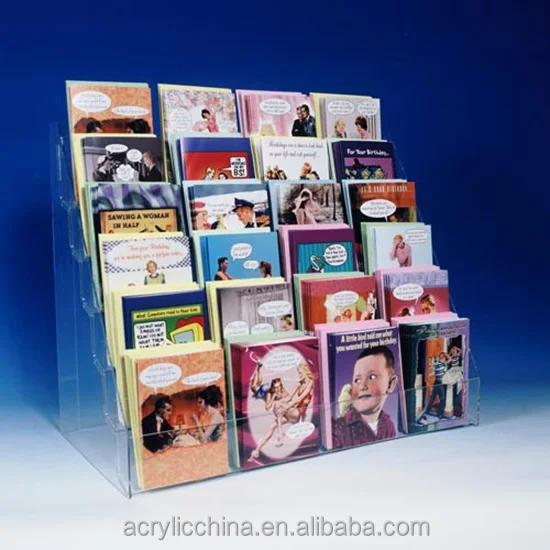 Clear Acrylic Post Card Display Stands,Perspex/lucite Rack Post Card ...