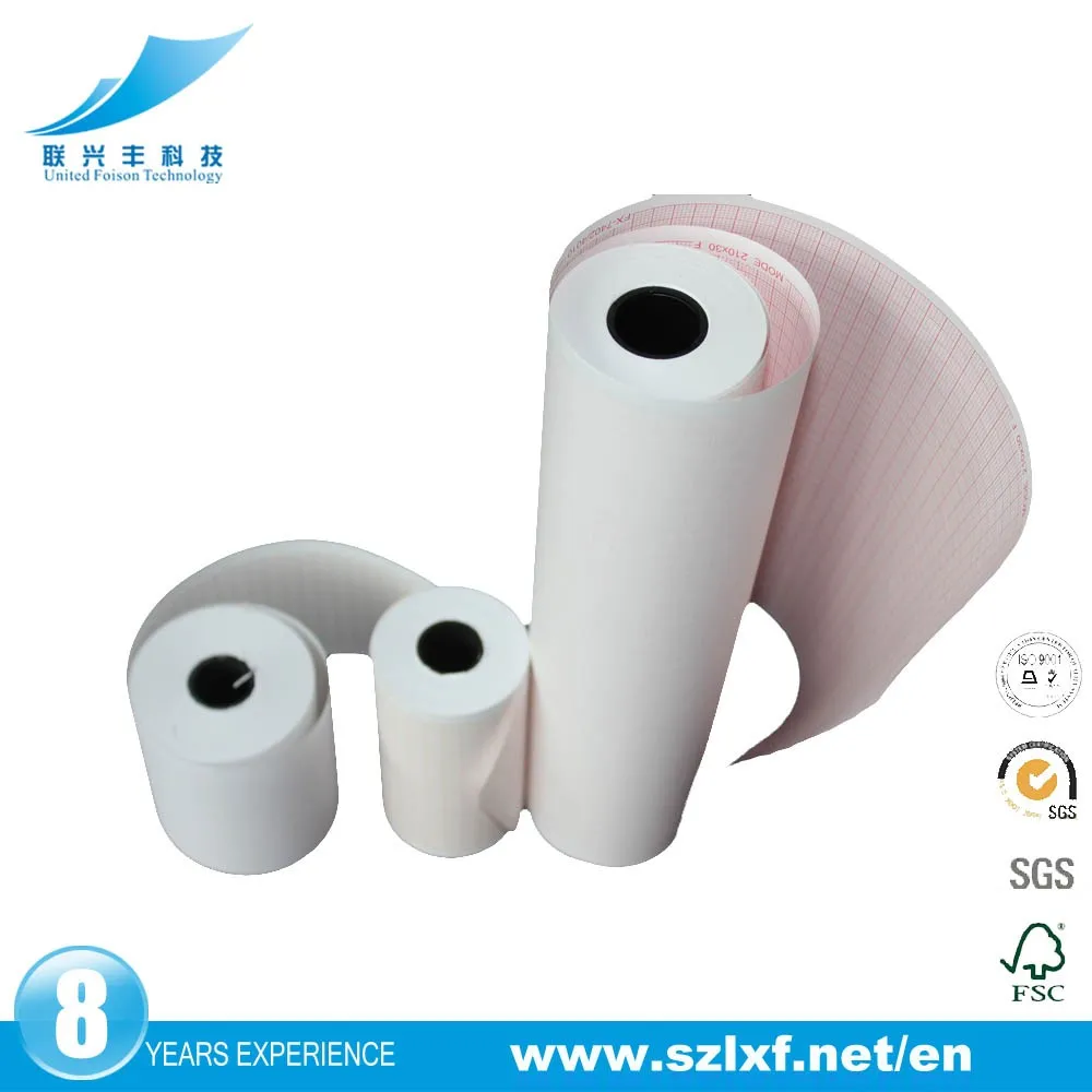Medical Paper 3 6 12 Channel Recording Thermal Rolls Record Paper Ecg ...