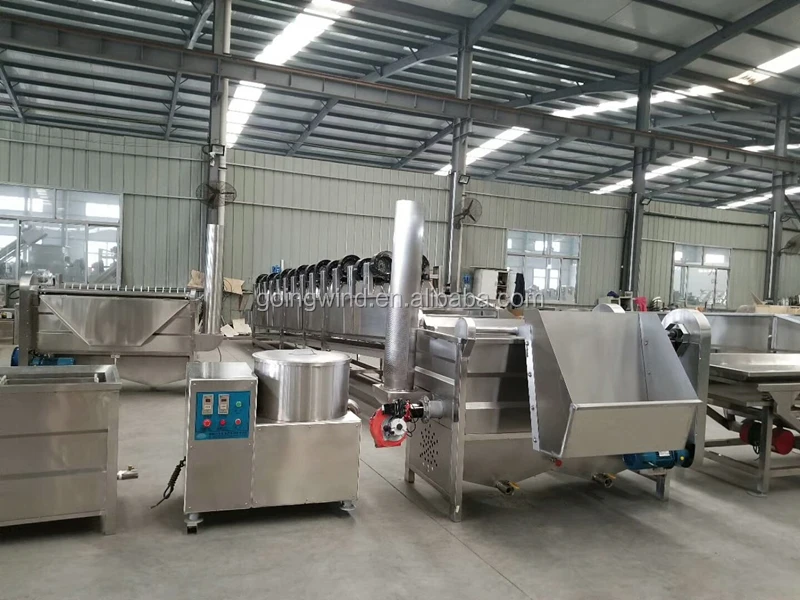 Automatic Dried Fruit And Vegetable Production Line Dehydrated Dry Fruits Vegetables Chips Dice ...