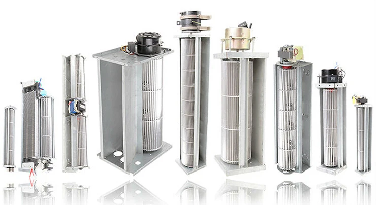 Cross Flow Fan Motor Custom Made High Performance Aluminum Wheel 30MM ...