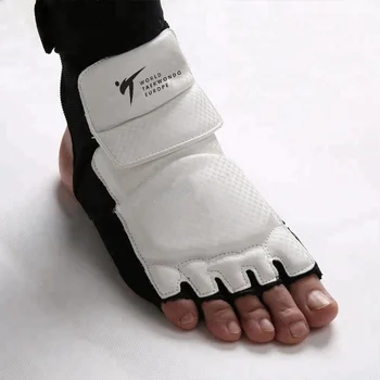 Wt Approved Karate Sparring Mma Tkd Taekwondo Eva Foot Guard Protector ...
