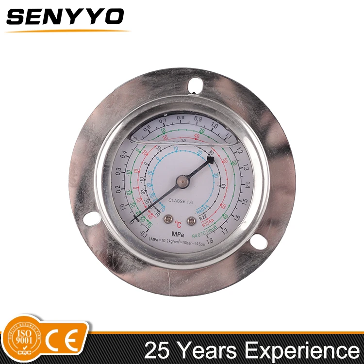R134a réfrigérant gauge set piézomètre durable fréon r134a manomètre ...