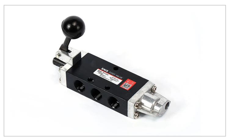SNS Pneumatic Hand Lever Operated Control Valve - Video Inspection
