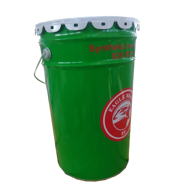 25l Round Metal Barrel Manufacture Empty Tin Paint Pail And Steel Drums ...