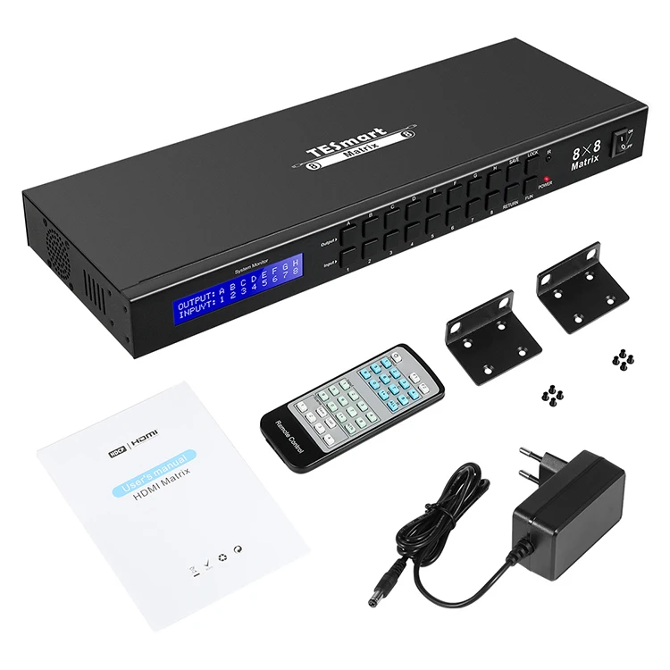Tesmart Video Matrix Switcher Technical Support Switches & Splitter 8x8 ...