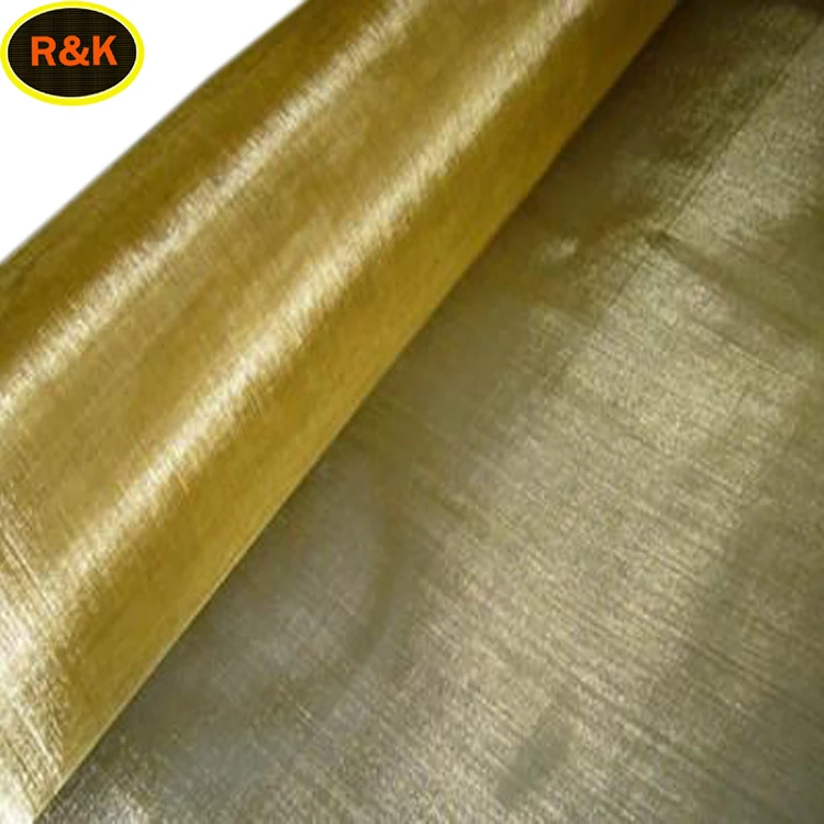 Brass Wire Mesh 6 - 200 Mesh Plain Woven Wire Cloth
