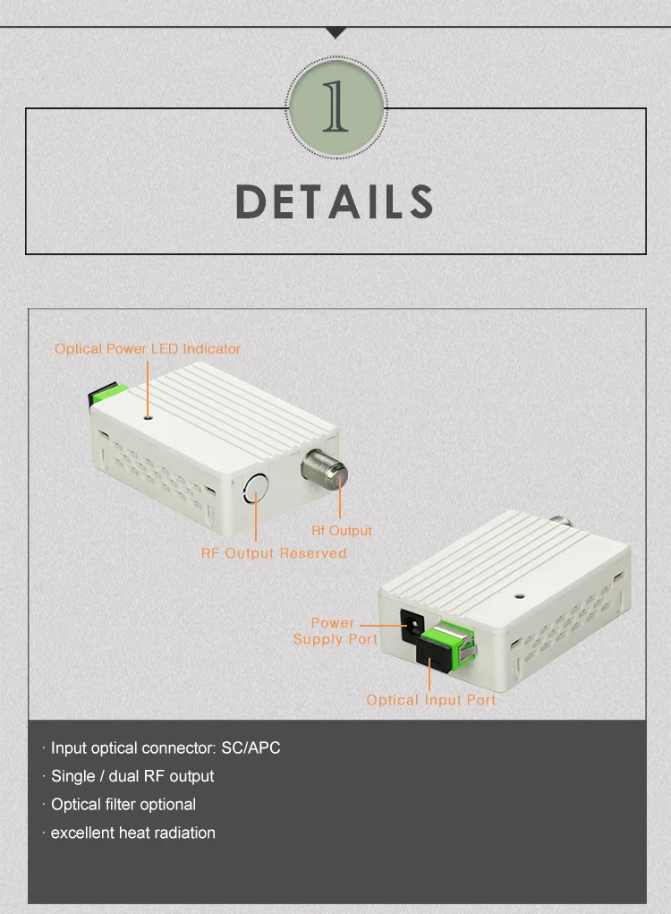 1550nm Catv Fiber Optical Node Receiver Ftth Active Node - Buy Catv ...