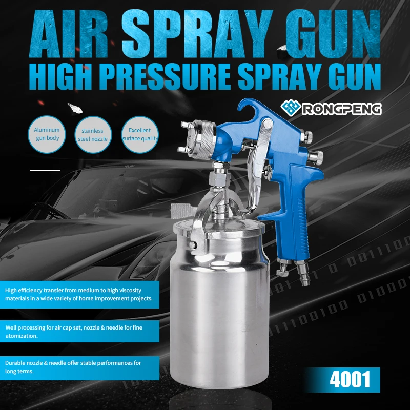 RONGPENG High Efficiency Spray Gun - 4001 Air Compressor Paint Sprayer