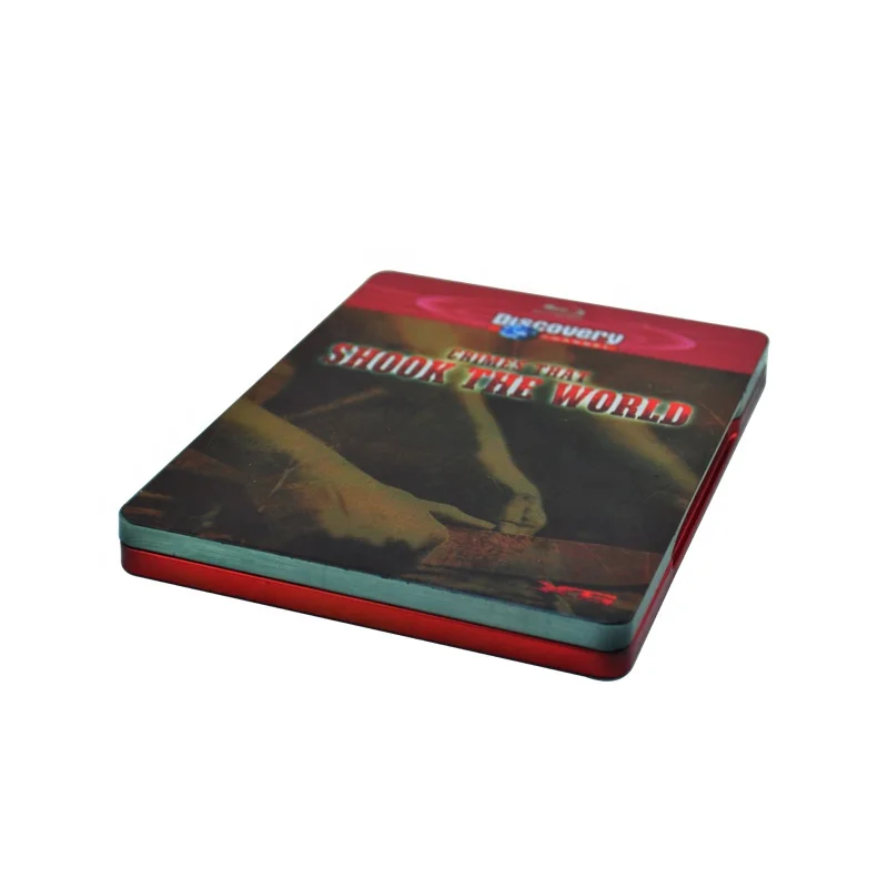 Wholesale Luxury Rectangular Metal Dvd Tin Case Packaging - Buy Metal ...