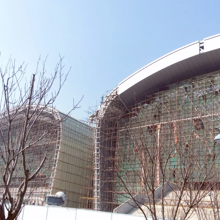 Steel Pipe Truss Roof System Prefab Wide Span Indoor Stadium Hall Steel ...