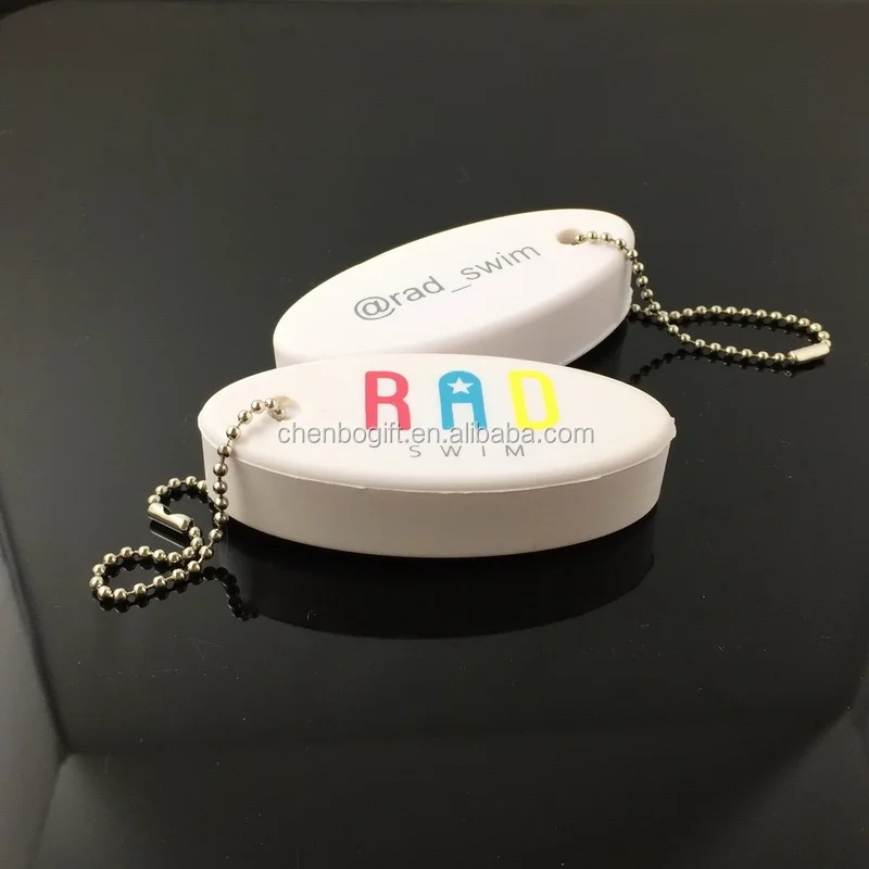 Custom Made Oval Shape Pu Foam Floating Key Chain,Sailing Boat Floating ...